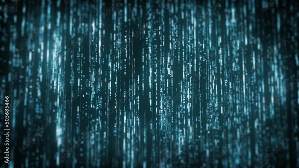 Big Data Digital Business Hitech Background/ 4k animation of an ...