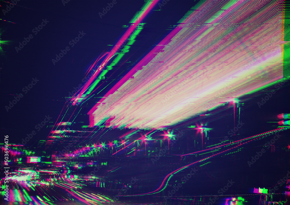 abstract distorted glitch overlay Stock Photo | Adobe Stock