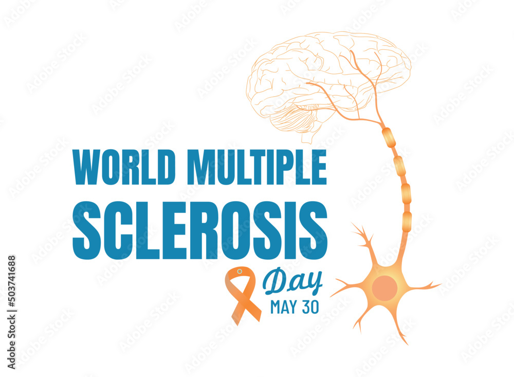 Multiple sclerosis awareness poster Stock Vector | Adobe Stock