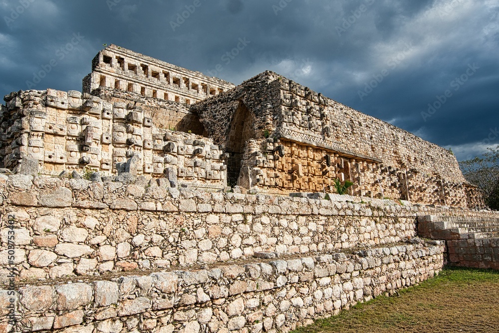 Kabah ruins is a Maya archaeological site in the Puuc region of western ...