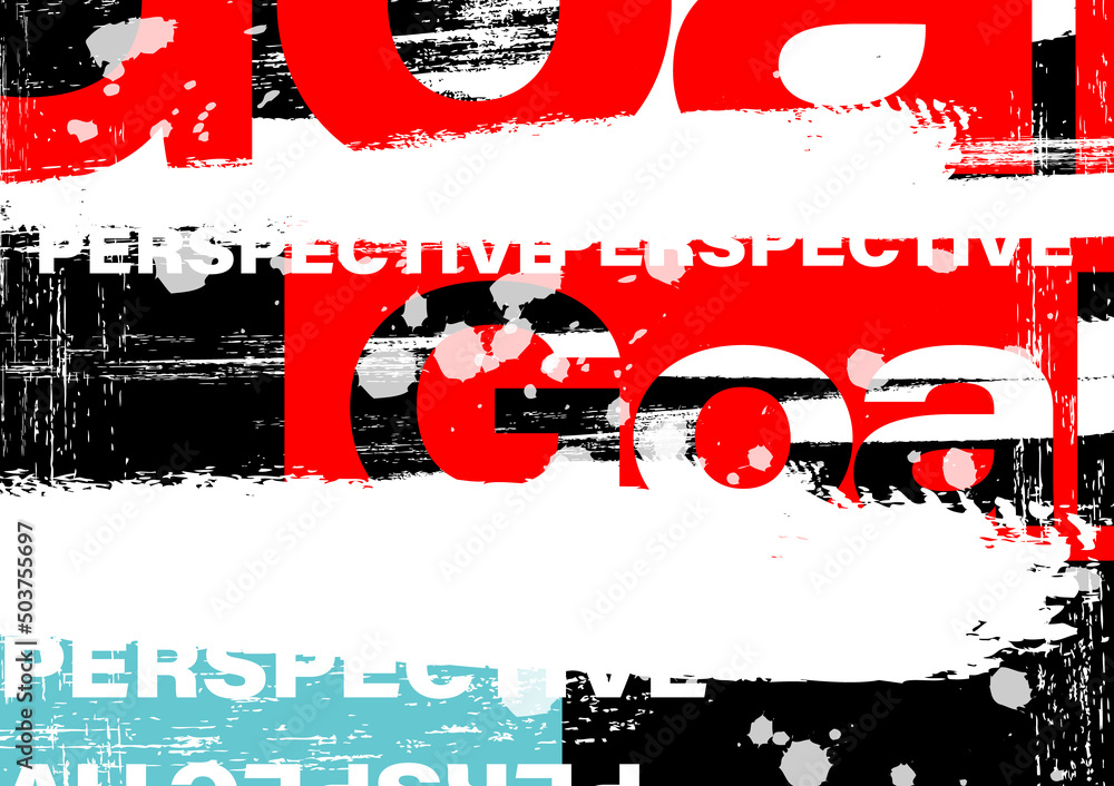 Distress grunge word abstract background vector. Rough dust letter, ink ...