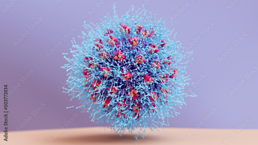 Hand washing with SOAP breaking down virus enveloppe.The soap molecules ...