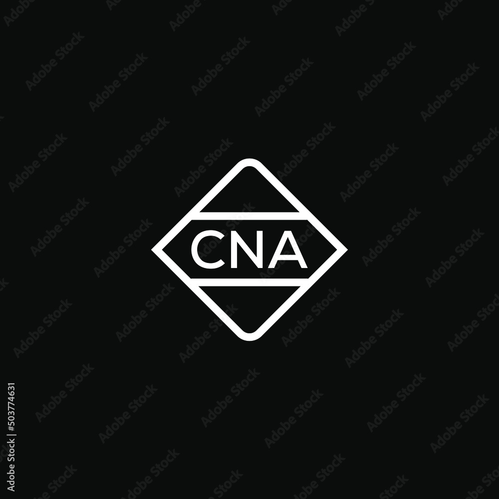Vecteur Stock CNA letter design for logo and icon.CNA monogram logo ...