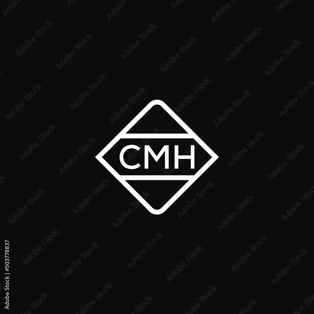 CMH letter design for logo and icon.CMH monogram logo.vector ...