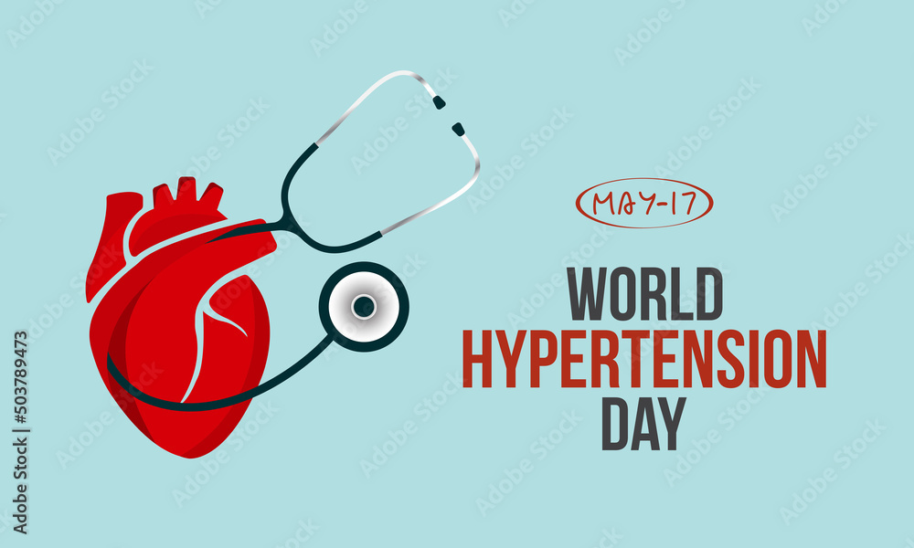 World Hypertension Day. Health raise awareness concept for banner ...