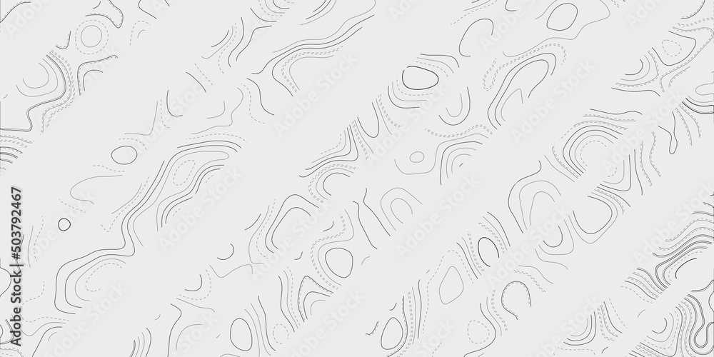 Grey contours vector topography. Geographic mountain topography vector ...