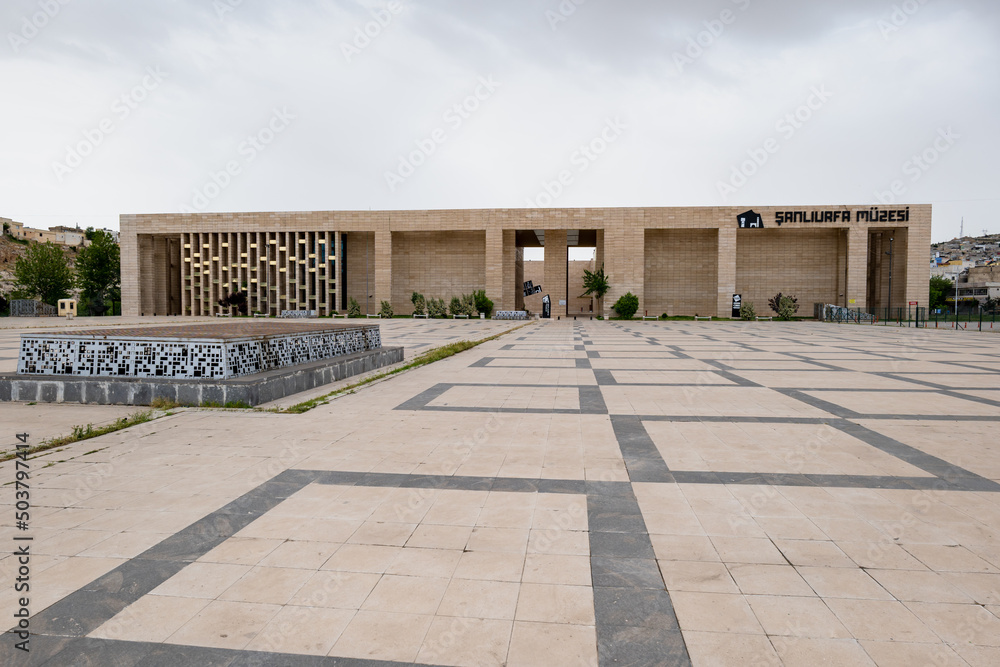 Urfa, Turkey - May 2022: Sanliurfa Archaeological Museum in Urfa ...