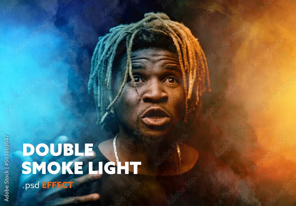 Double Smoked Light Effect Stock Template | Adobe Stock