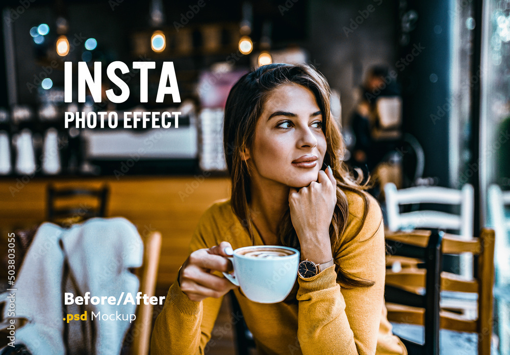 Before and After Photo Effect Stock Template | Adobe Stock