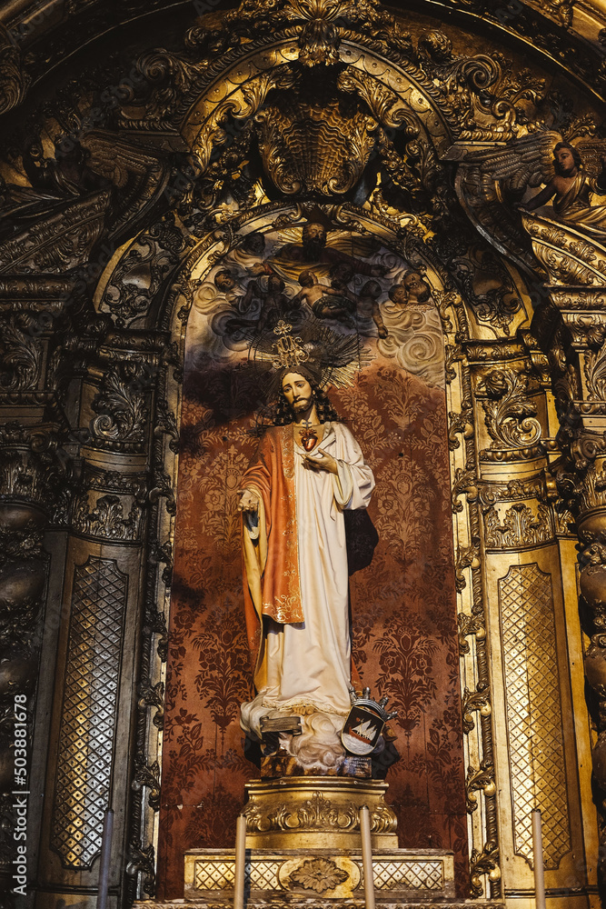 Jesus Statue In Church