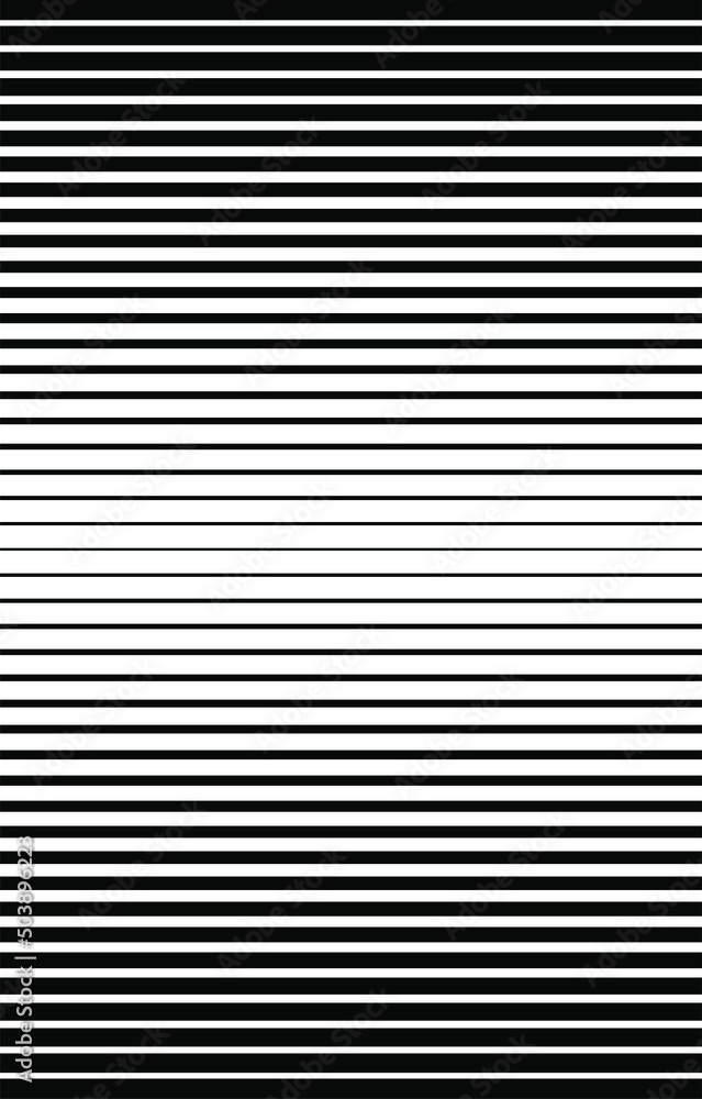 Black and white Line halftone pattern with gradient effect.Straight ...
