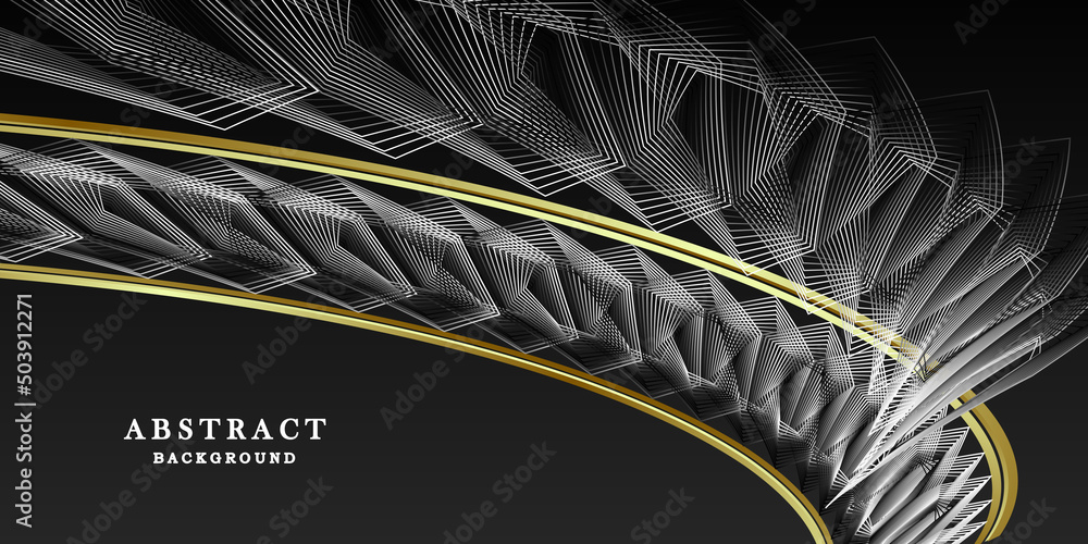 Luxury black silver background vector design Stock Vector | Adobe Stock