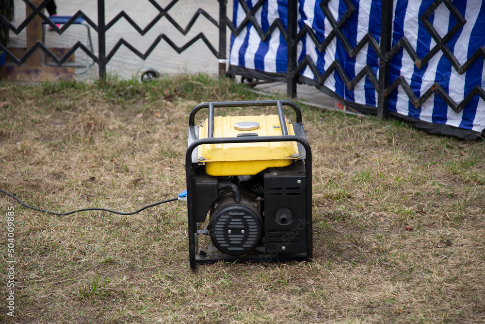 Portable gasoline generator.The use of an autonomous energy source. An ...