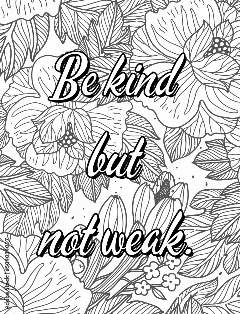 Inspirational Motivational quotes coloring pages, positive Affirmations ...