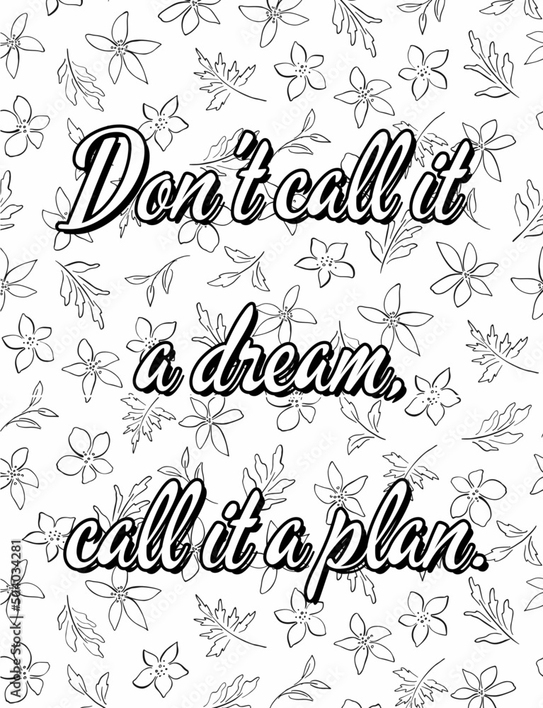 Inspirational Motivational quotes coloring pages, positive Affirmations ...