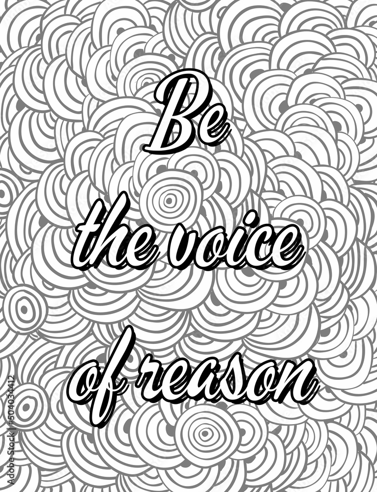 Inspirational Motivational quotes coloring pages, positive Affirmations ...