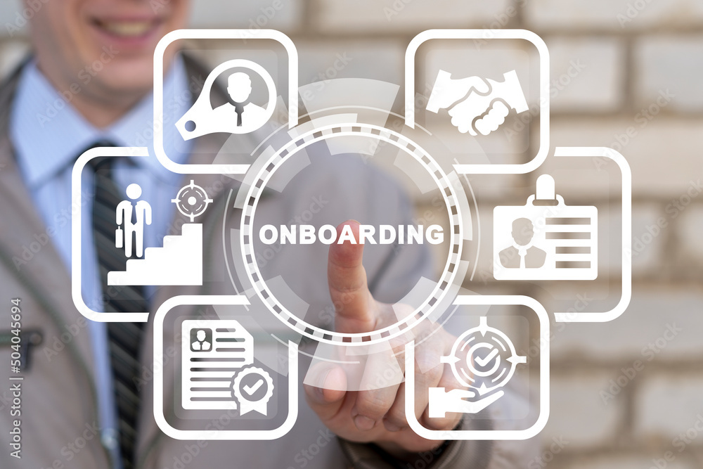 Onboarding business concept. Business on boarding process new employee ...