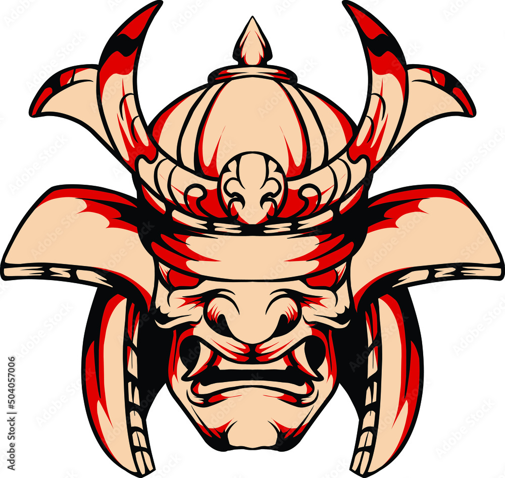 japanese kitsune mask vector which is suitable for sticker packing and ...