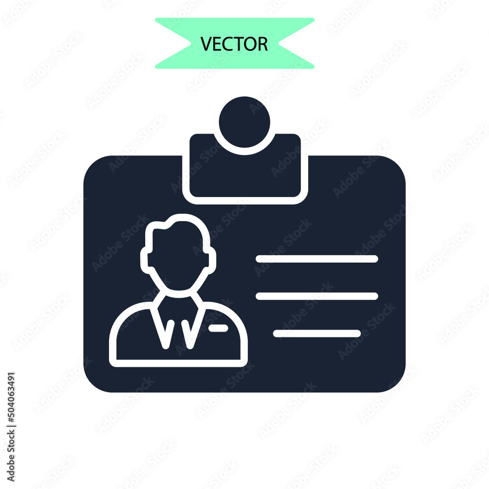 account icons symbol vector elements for infographic web Stock Vector ...