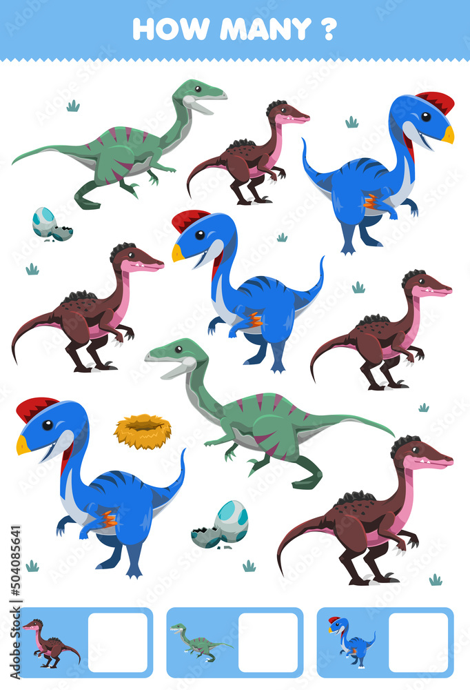 Education game for children searching and counting activity for ...