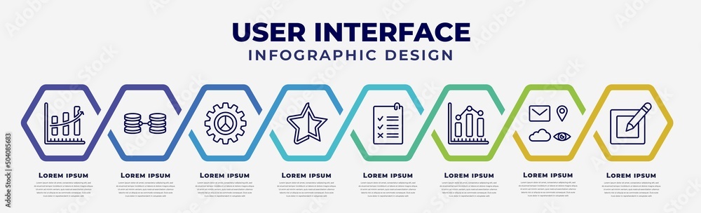 vector infographic design template with icons and 8 options or steps ...