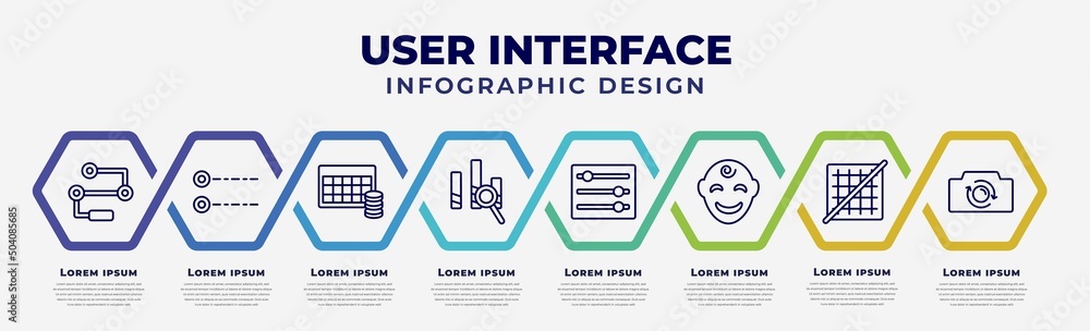 vector infographic design template with icons and 8 options or steps ...