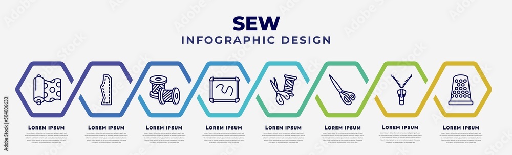 vector infographic design template with icons and 8 options or steps ...