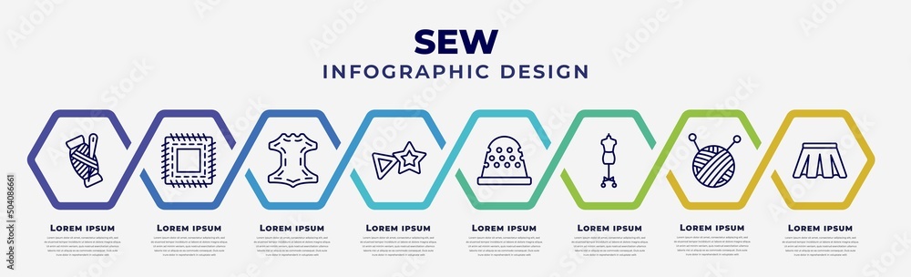 vector infographic design template with icons and 8 options or steps ...