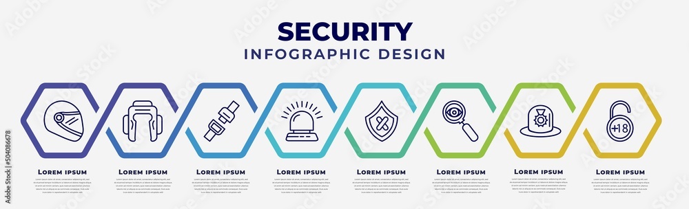 vector infographic design template with icons and 8 options or steps ...