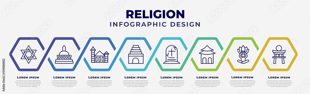 vector infographic design template with icons and 8 options or steps ...