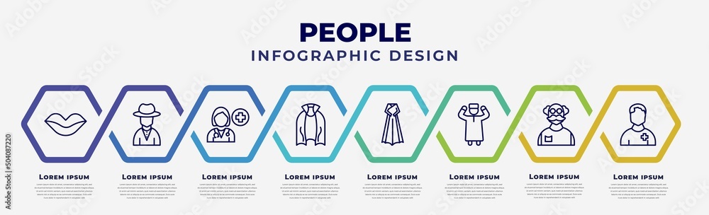 vector infographic design template with icons and 8 options or steps ...