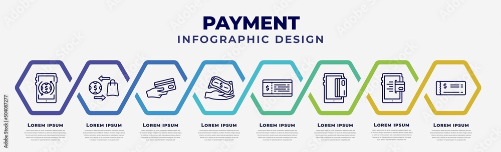 vector infographic design template with icons and 8 options or steps ...