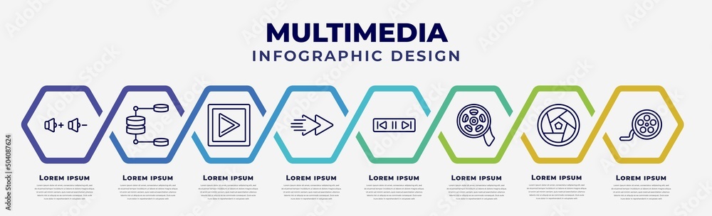 vector infographic design template with icons and 8 options or steps ...