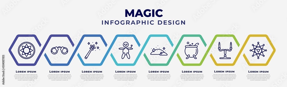 vector infographic design template with icons and 8 options or steps ...
