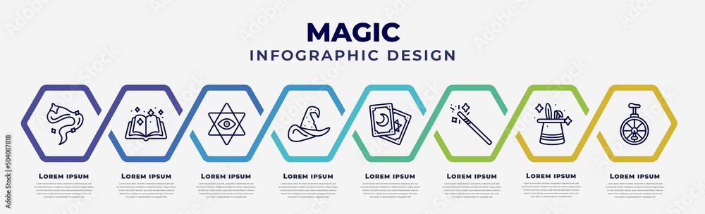 vector infographic design template with icons and 8 options or steps ...