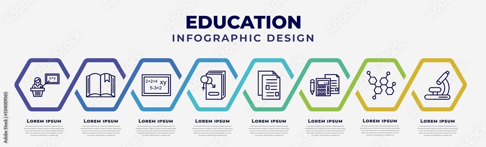 vector infographic design template with icons and 8 options or steps ...