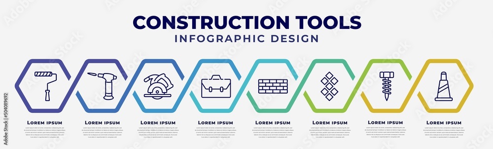 vector infographic design template with icons and 8 options or steps ...