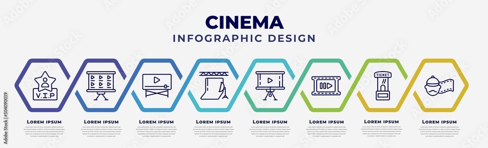 vector infographic design template with icons and 8 options or steps ...