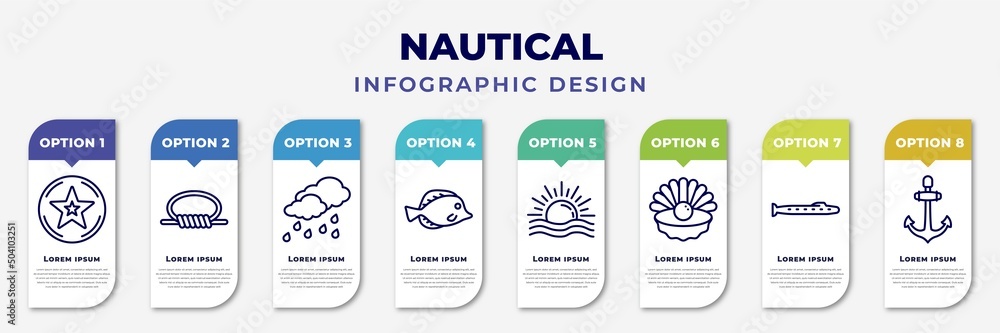 infographic template with icons and 8 options or steps. infographic for ...