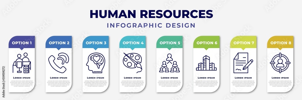 infographic template with icons and 8 options or steps. infographic for ...