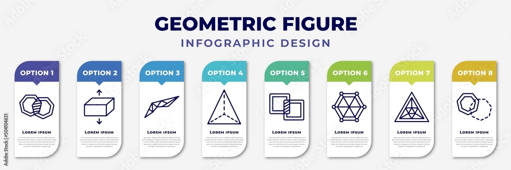 infographic template with icons and 8 options or steps. infographic for ...
