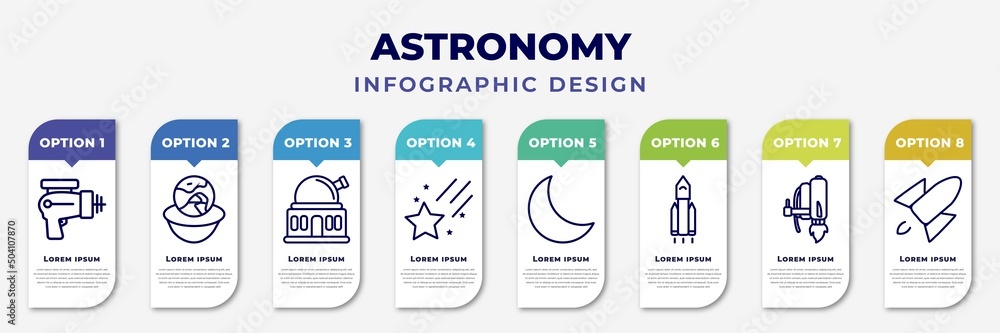 infographic template with icons and 8 options or steps. infographic for ...