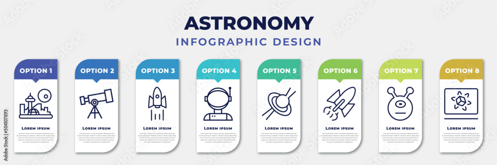 infographic template with icons and 8 options or steps. infographic for ...