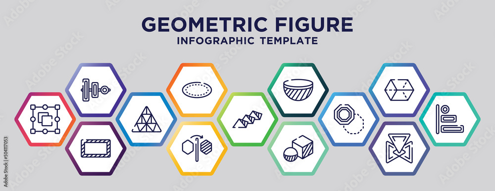 hexagon infographic template design. infographic elements from ...