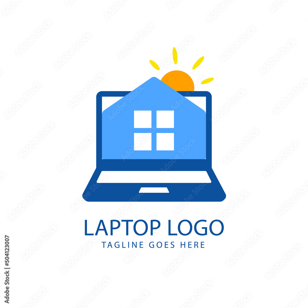 Computer logo design. Pc fix, repair icon. Computer maintenance service ...