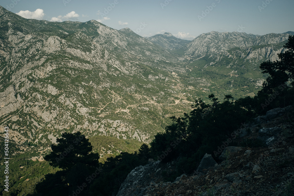 Turkish landscape in Beydaglari Sahil Milli Parki, Toros Taurus ...