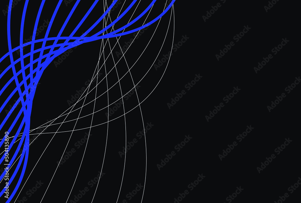 abstract violet and grey flow line with pitch black background can be ...