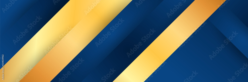 Minimal blue and gold colorful abstract modern background design ...