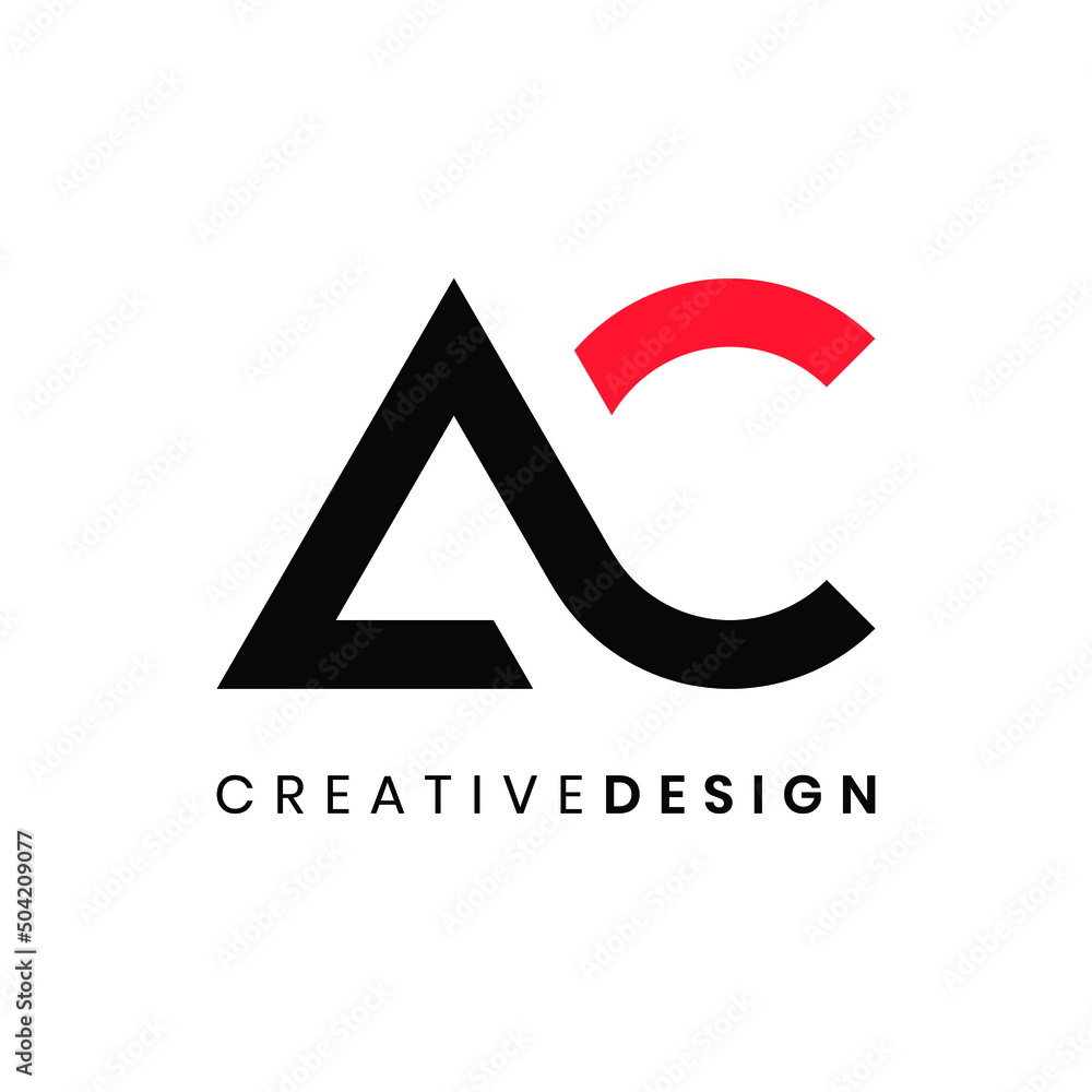 Creative modern letter AC logo design vector Stock Vector | Adobe Stock