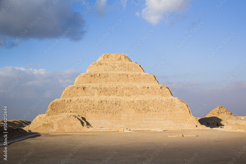 The Pyramid of Djoser (or Djeser and Zoser), or Step Pyramid in the ...